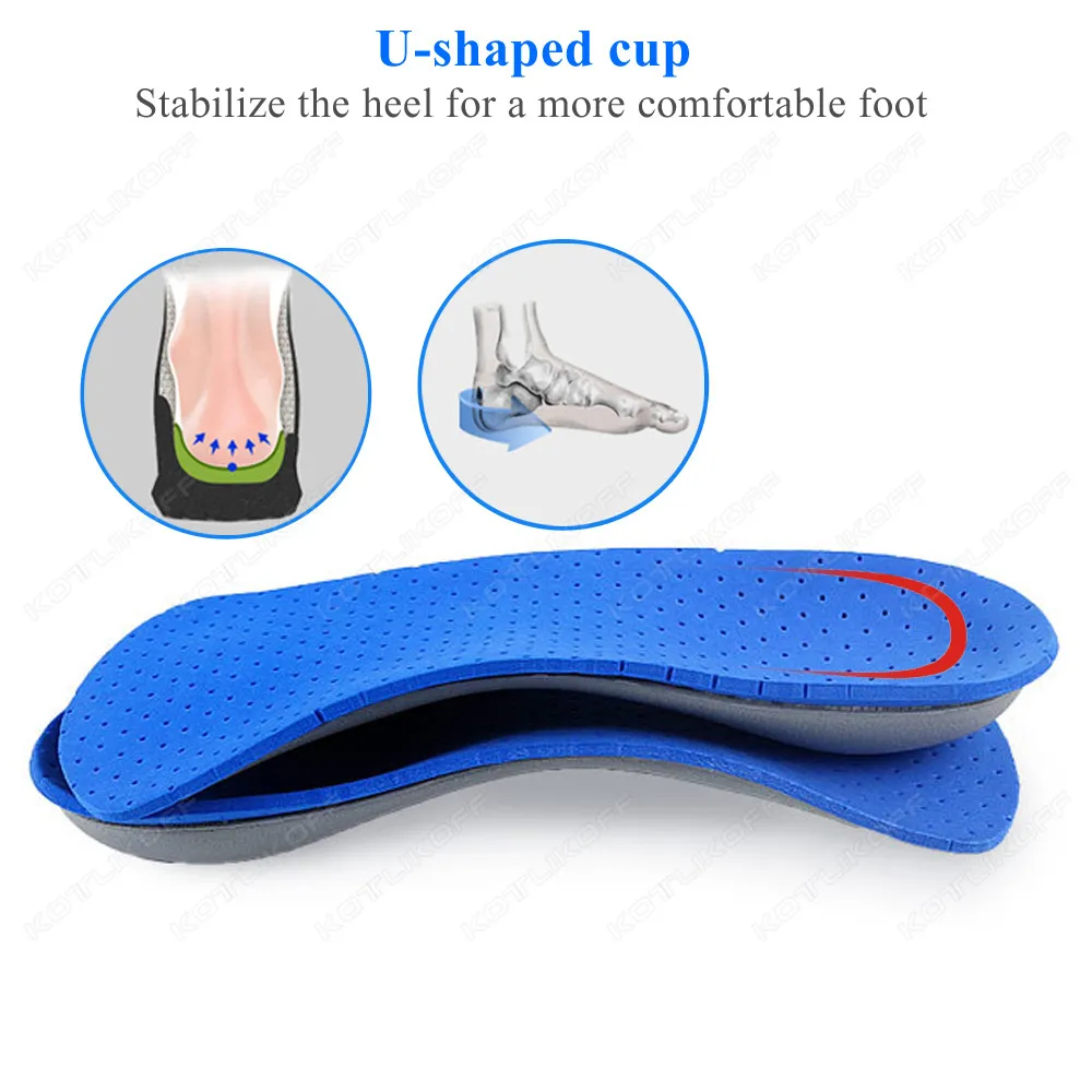 Orthopedic Flat Foot Insole With Hard Arch Support And Half Ergonomic ...