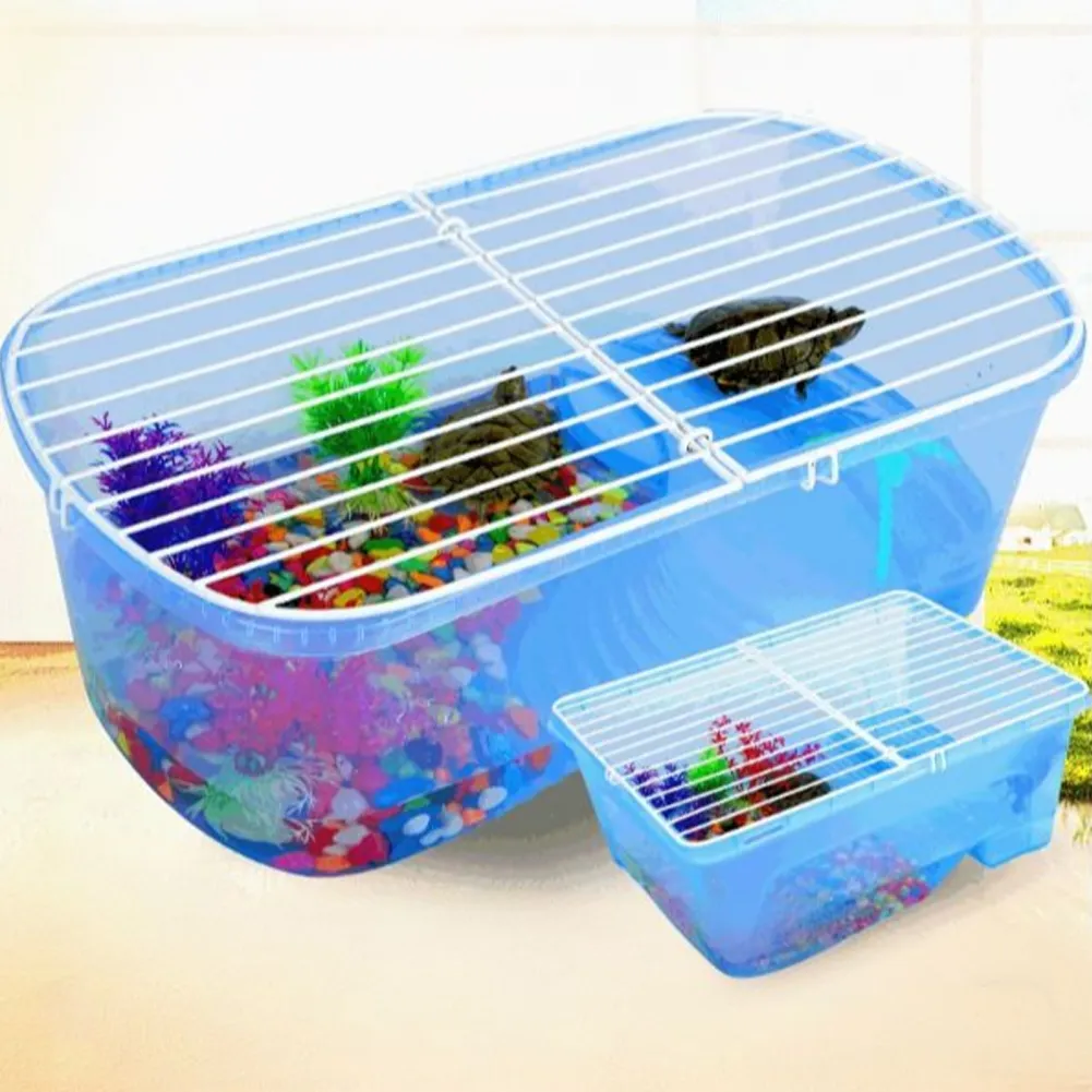 Wholesale Lazy Person Plastic Turtle Tank With Baskets And Nearest ...