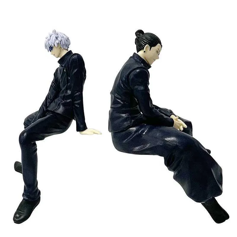 Anime Sitting Geto Satoru Gojo Figure Jujutsu Kaisen Style, 13.5cm ...