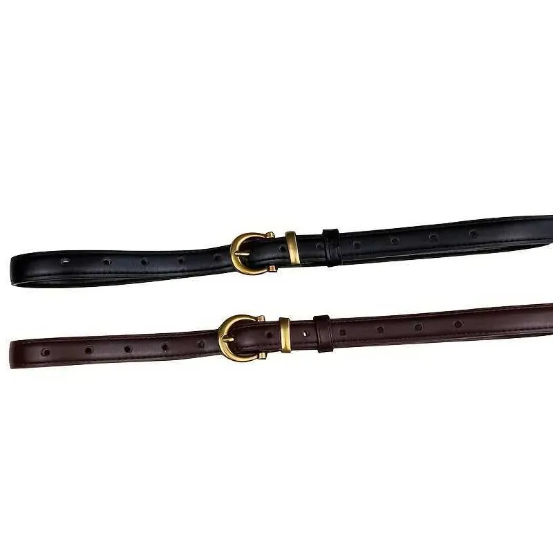 Loose Fit Black Jeans Womens Belt: Fashionable Retro Simple Style ...