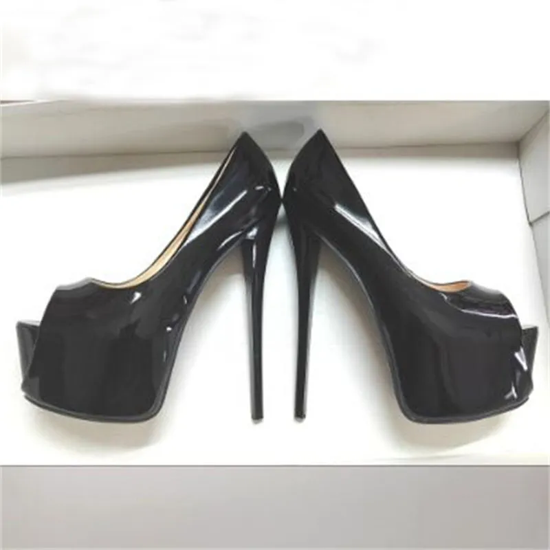 Wholesale Platform Shoes Sexy High Heels: Women's Large Size Peep Toe ...