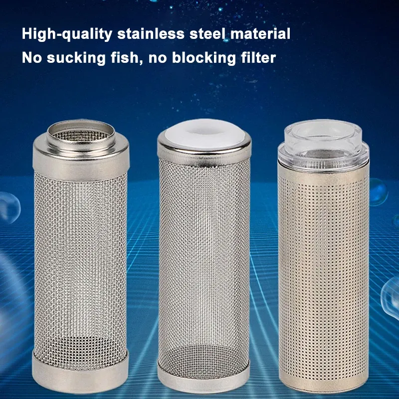 Aquarium Filter Inlet Guard - Small Fish & Shrimp Protection, Stainless ...