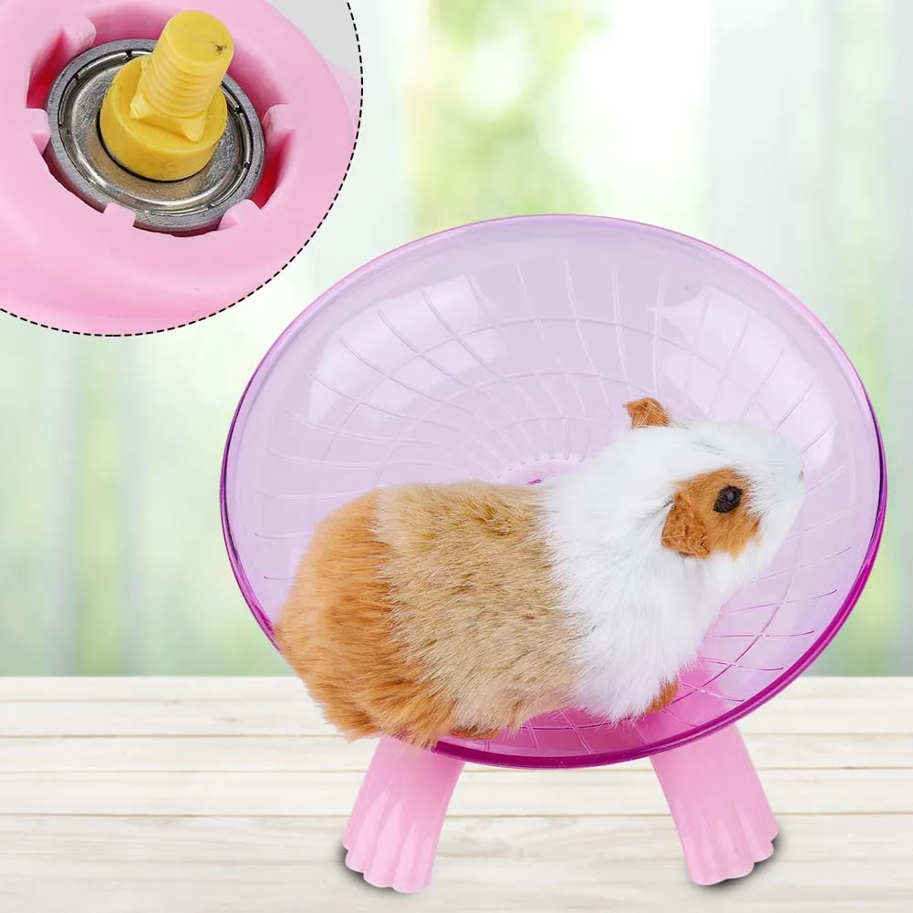 DHgate.com:Pink Silent Hamster Wheel, Plastic Exercise Roller for Small ...