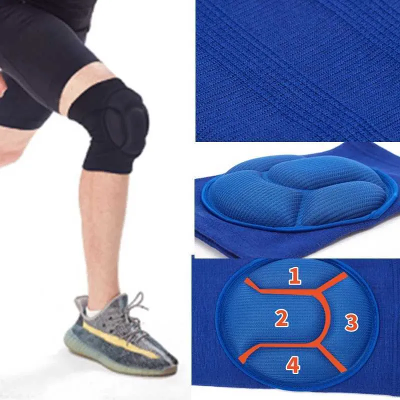 Thickened Sports Sponge pads for knees - Elastic Support for Basketball ...