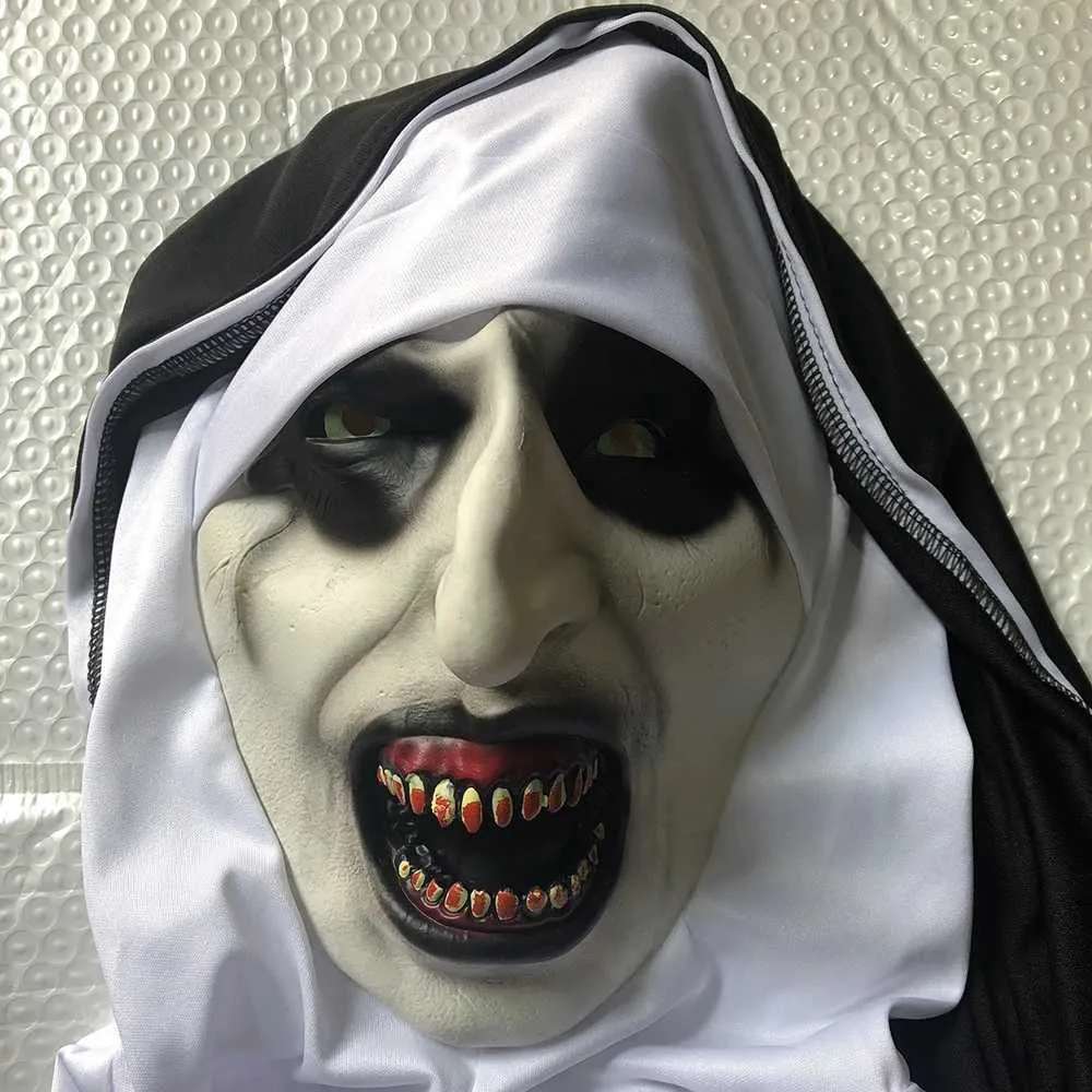 N Nun Mask Cosplay Costume Huge Props For Men And Women Scary Valak ...