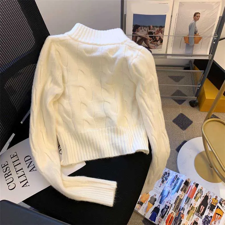 Womens Luxury Sweater Designer Pullover For Woman Fashion Turtleneck ...