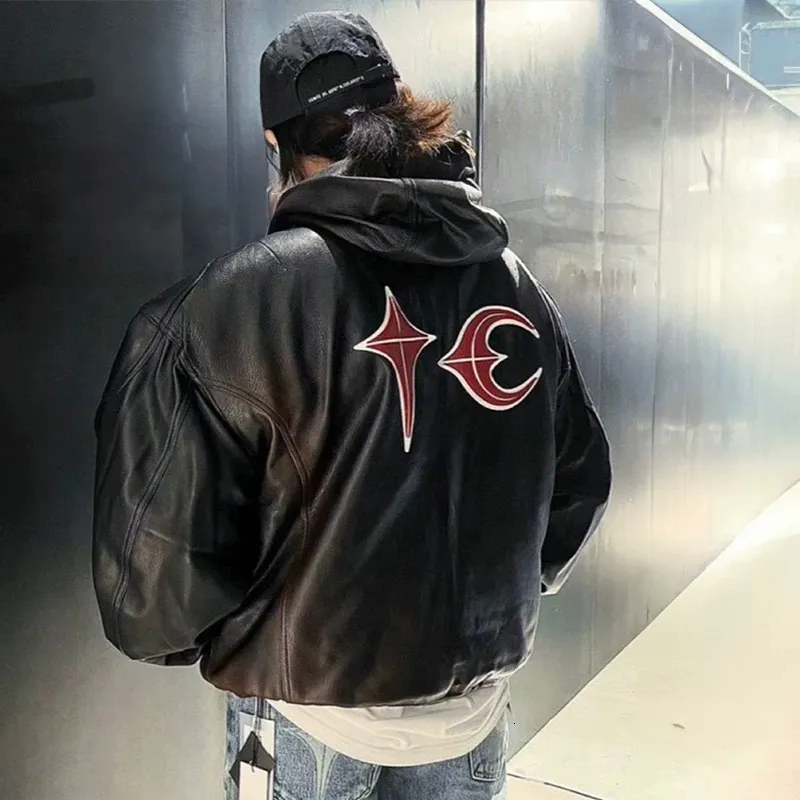 Thug Club Heavyweight Ins Cotton Leather leather jacket Thug Club Heavyweight Ins Cotton Leather leather jacket
