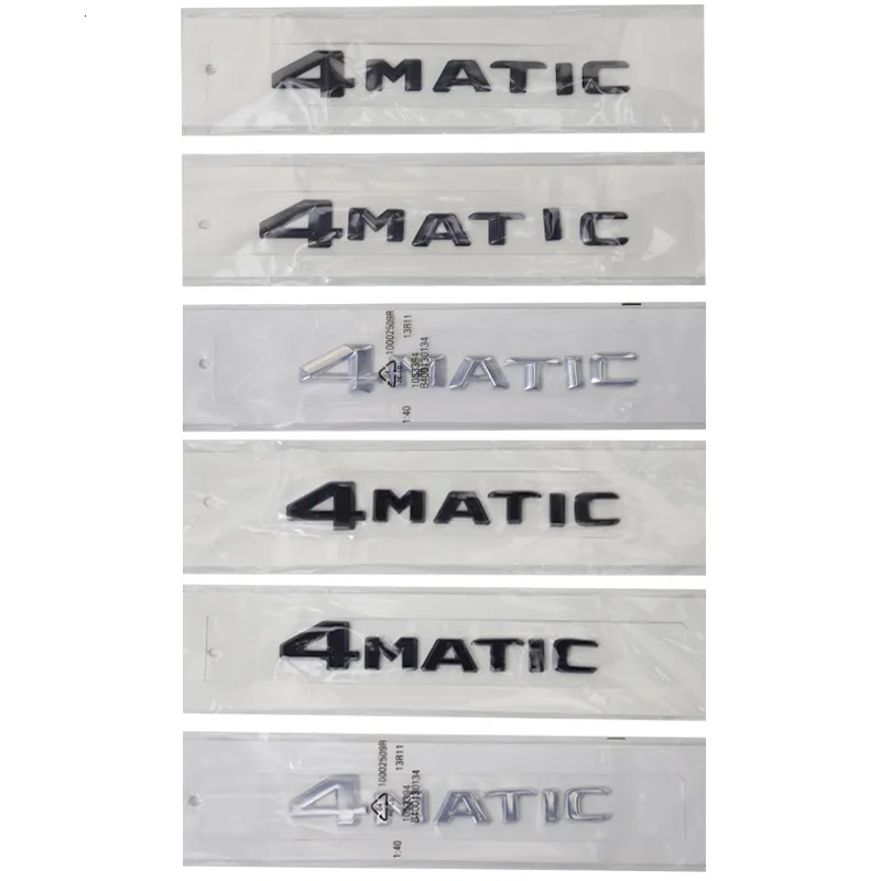 Mercedes C E GLK GLA GLC 3D 4 Matic Emblem 4matic Letters 250/220 ML ...