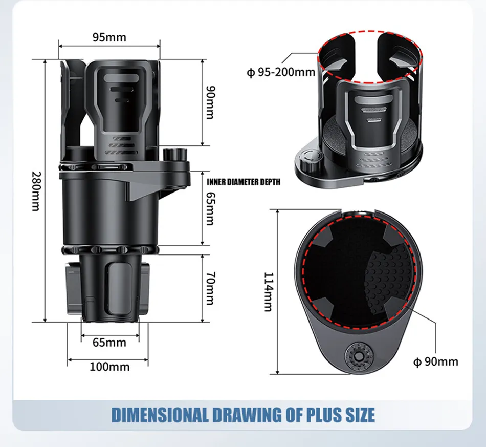 Multifunction Adjustable Car Cup Holder Expander ... From Ihammi, $10. ...