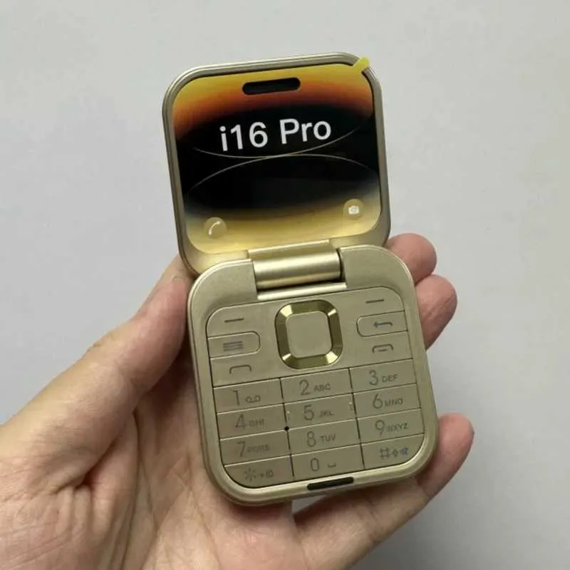 Foldable Flip Cell Phone I16 Pro with 1.77-inch Screen, Dual Nano SIM ...