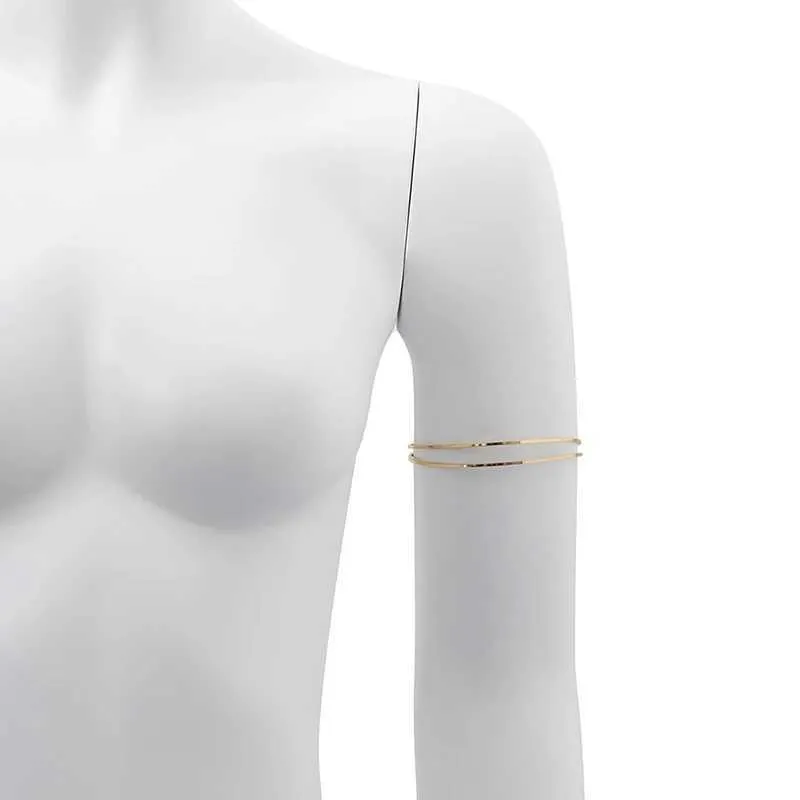 Punk Armlet Bracelet Adjustable Upper Arm Cuff, Minimalist Jewelry For ...