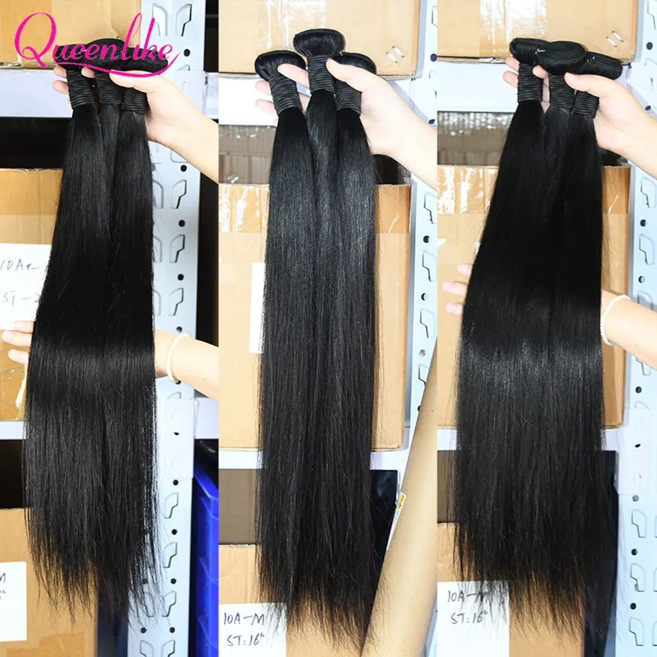 DHgate.com:Brazilian Virgin Hair Straight Weave Bundle Deal: 3 Bundles ...