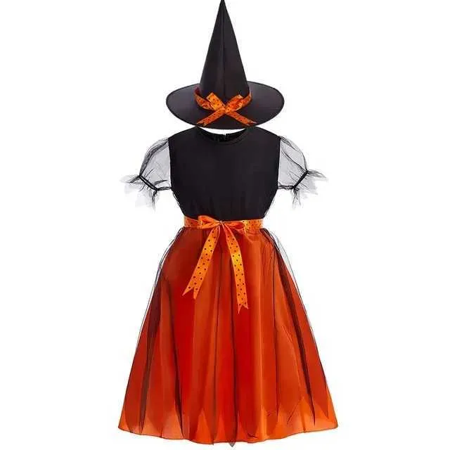 Halloween Horror Gothic Dress For Baby Girls Witch Hag Cosplay Costume ...