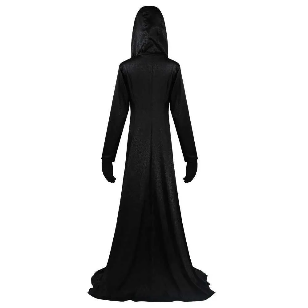 Gothic Black Hooded Vampire Gothic Dress For Role Playing As Ms ...