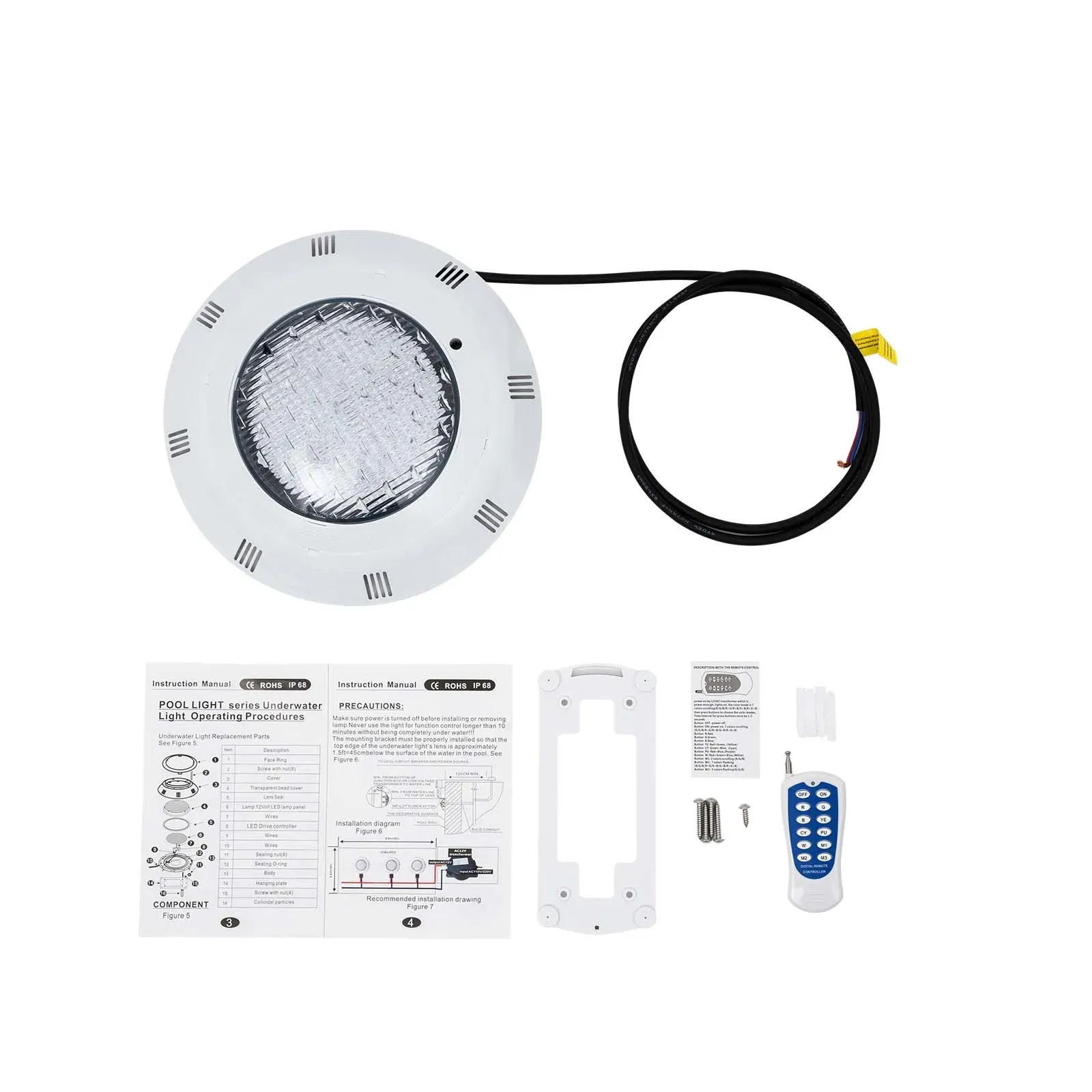 Waterproof RGB Best Waterproof Pool Lights For Swimming Pools And Spas ...