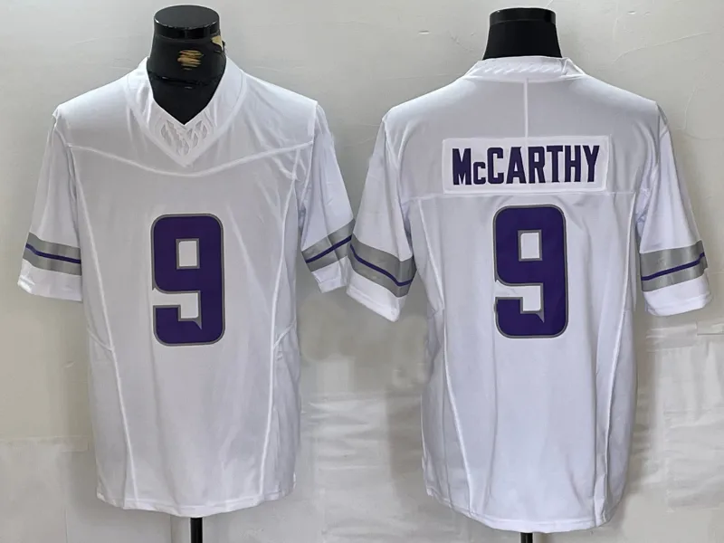 2026 American Football Jersey JJ McCarthy Justin Jefferson Sam Darnold ...