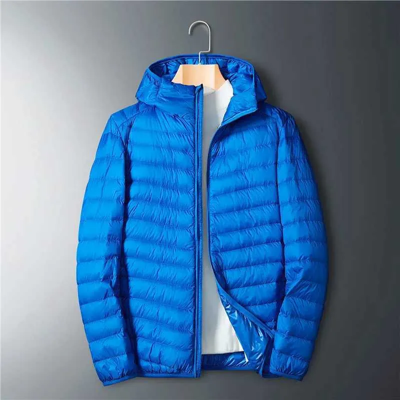 DHgate.com:Mens Ultra-thin Down Jacket White Duck Down Hooded Jacket ...