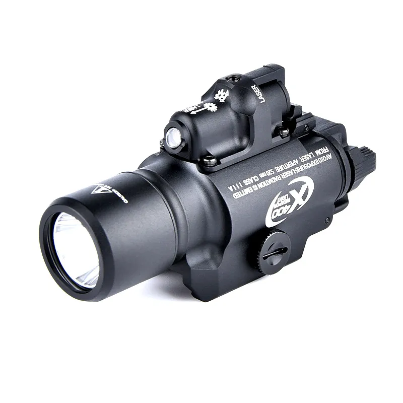 Ultra High Output Tactical X400 Gun Light With Red Laser, Hunting Rifle ...