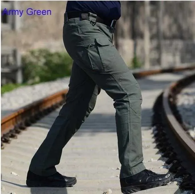 Mens military tactical pants SWAT Trouser multi pocket cargo pants ...
