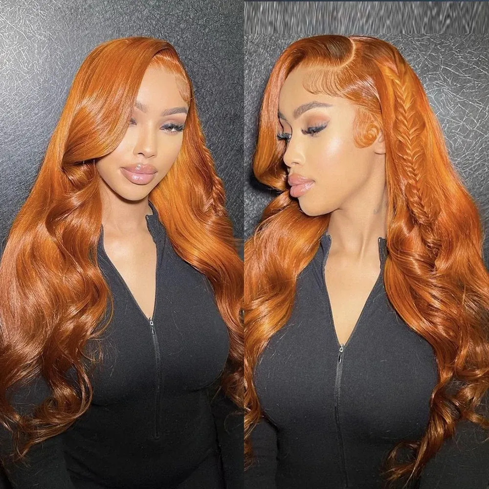 Ginger Body Wave 13x4 Lace Front Simulation Human... From ...