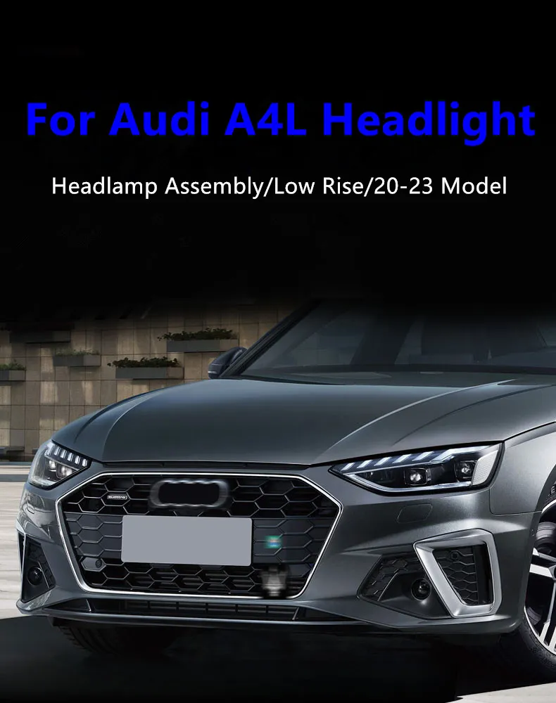Audi A4 B10 LED Lámpara Diurna LEAM 2020 2024 Lámpara De Señal De Giro A4L S4 Haz Alto De $1,243 ...