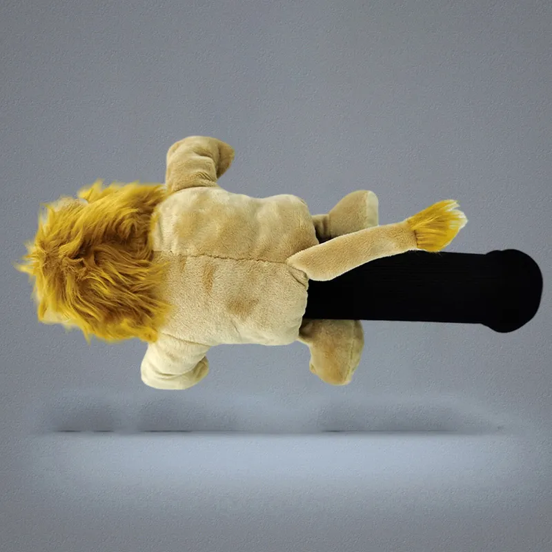 Cartoon Lion Golf Driver Headcover - 460cc Animal Club Cover, Golf ...