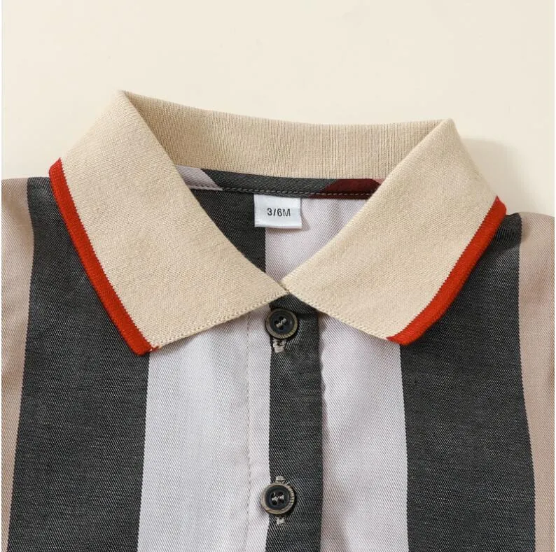 DHgate.com:Cute Baby Boys Summer Shirt Toddler Plaid Short Sleeve Shirt ...