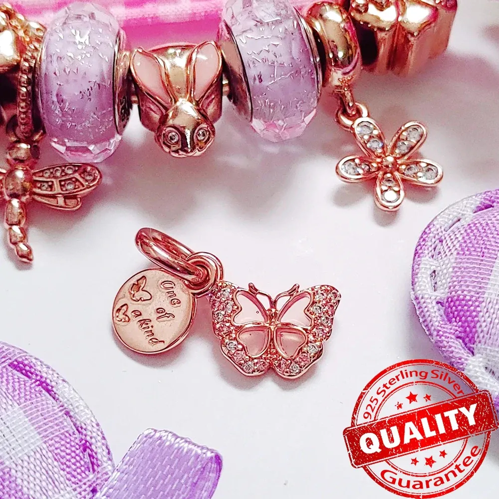 DHgate.com:Rose Gold Padlock Heart Pacifier Charm for Pandora Bracelet ...