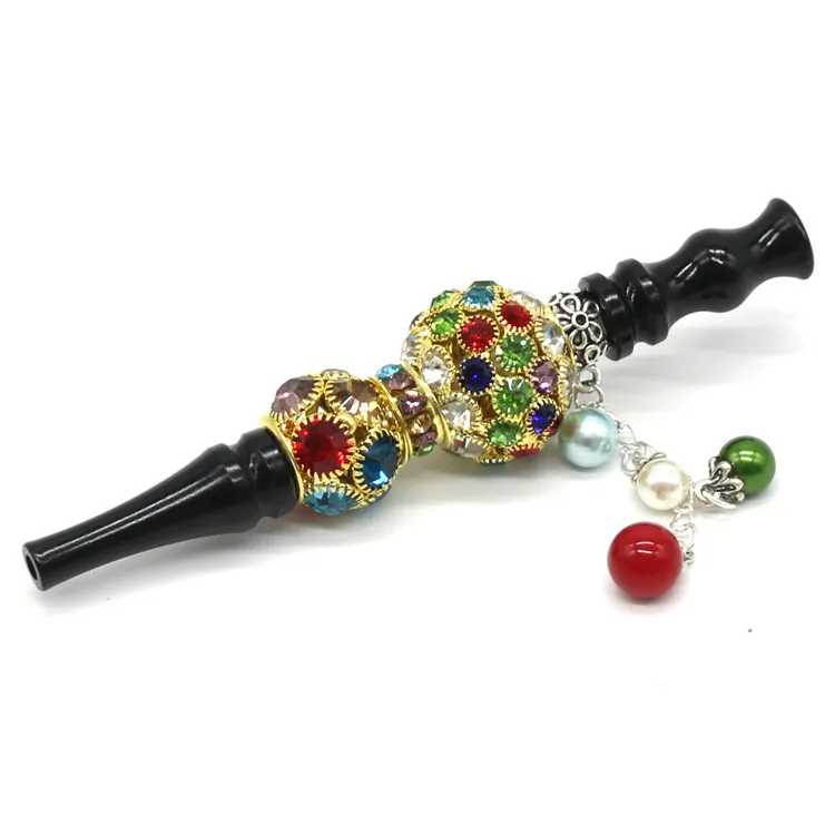 Colorful Bead Pendant Shape Metal Hookahtips Blunt Holder With ...