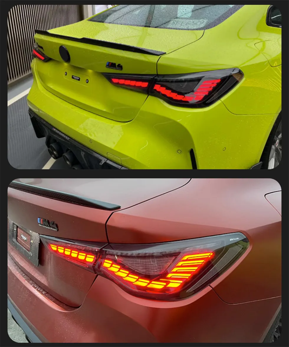 Auto Rückleuchten Für BMW G32 20 20 2023 G82 LED Rücklicht G22 M4 GTS 425i 430i Hinten DRL Brems ...