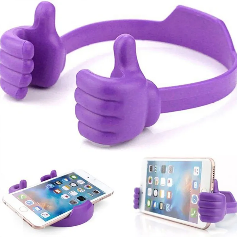 Big Thumbs Up Cell Phone Holder With Multi Colors Adjustable Universal ...