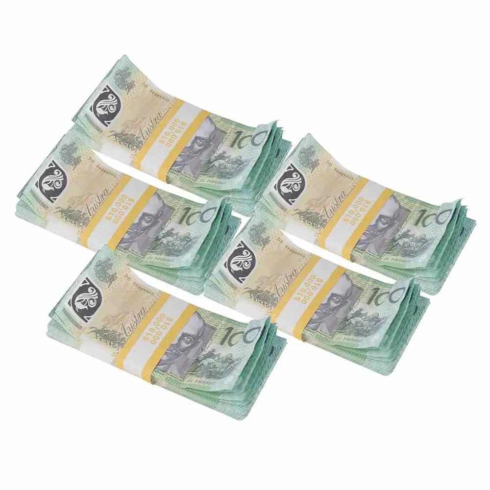 Half Size Aged Prop Money Australian 5/10/20/50/100 AUD Banknotes Paper ...