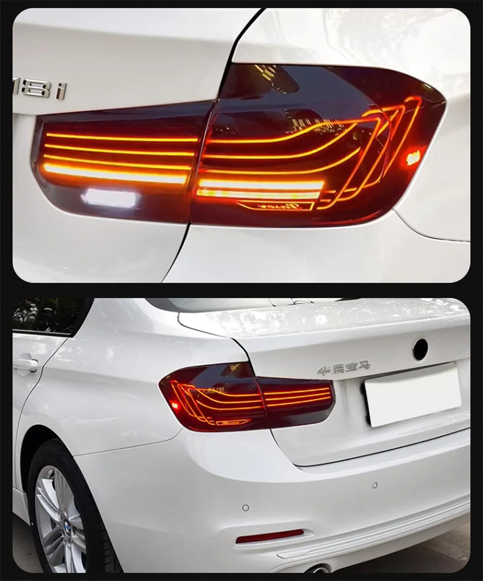 LED Tail Lights For BMW F30 2024 LED Tail Light Assembly 3D Rear Lamp ...