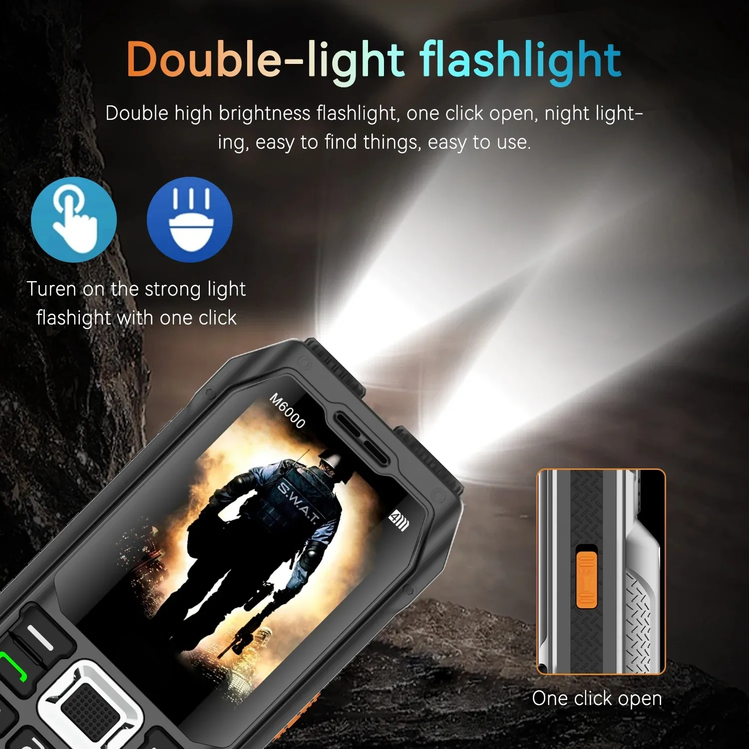 Rugged Outdoor Mobile Phone: Long Standby, 4 SIM, SOS, Dual Flashlight - Shop Now! from Dhgate ...