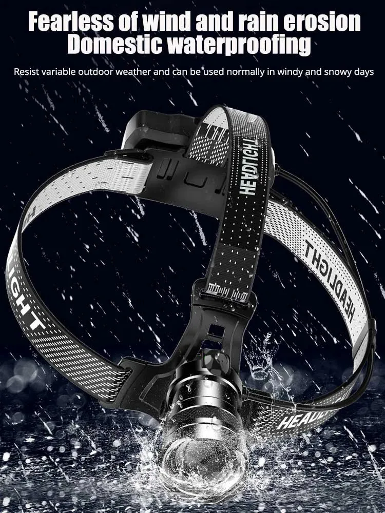 12000000 Lumens S Long Wick High Powerful Sensor Headlamp Head Torch ...