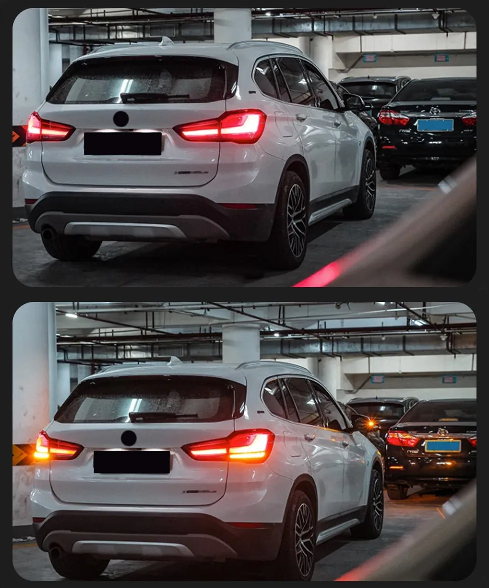 Luces Traseras LED De Lámpara Trasera BMW Para BMW X1 F48 2017 : DRL, Señal De Funcionamiento ...