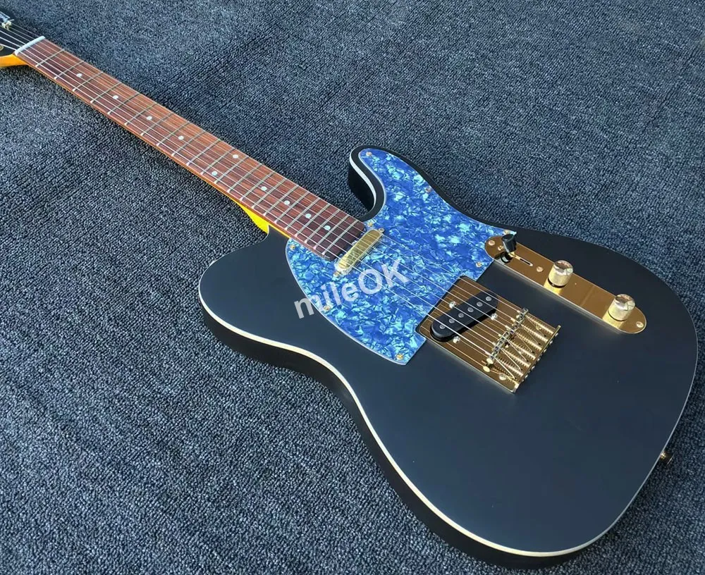 Guitarra Eléctrica MIJ TL Clásica, Tapa Negra Mate, 50 Aniversario ...