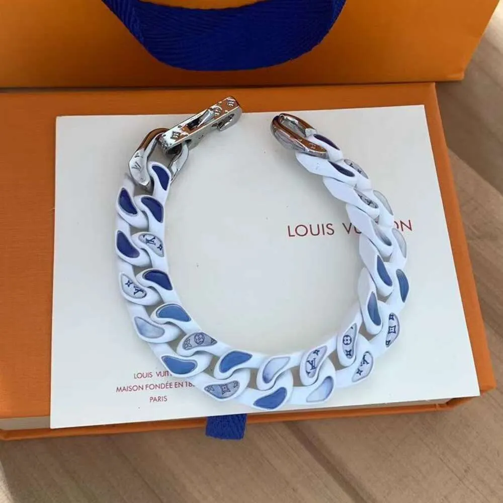 Blue Sky White Cloud Bracelet | Unique Cuban Chain Design | Mens Hip ...