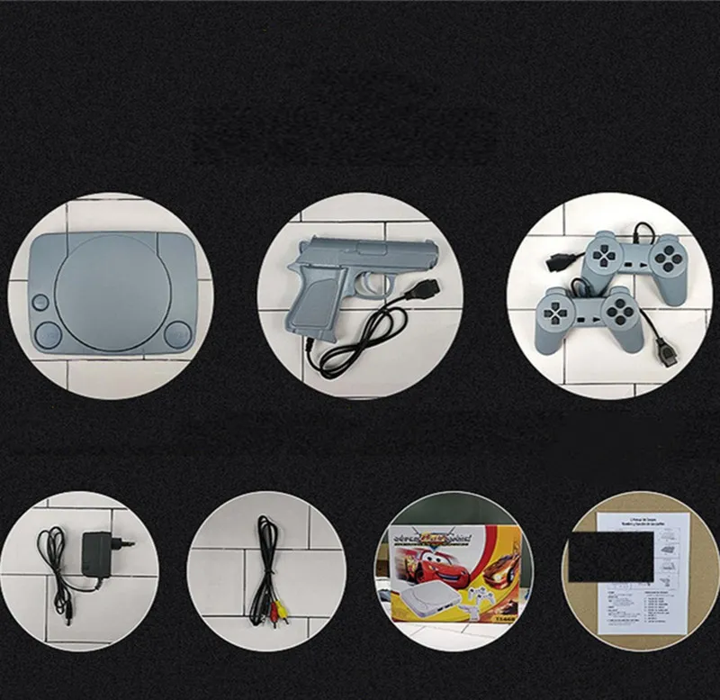 PS1 Console With Built In Audio, 8 Bit Wireless Controllers, HDMI ...