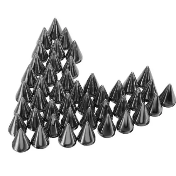 DIY Cone Spikes - 7x14mm Metal Screwback Studs for Leathercraft, Punk ...