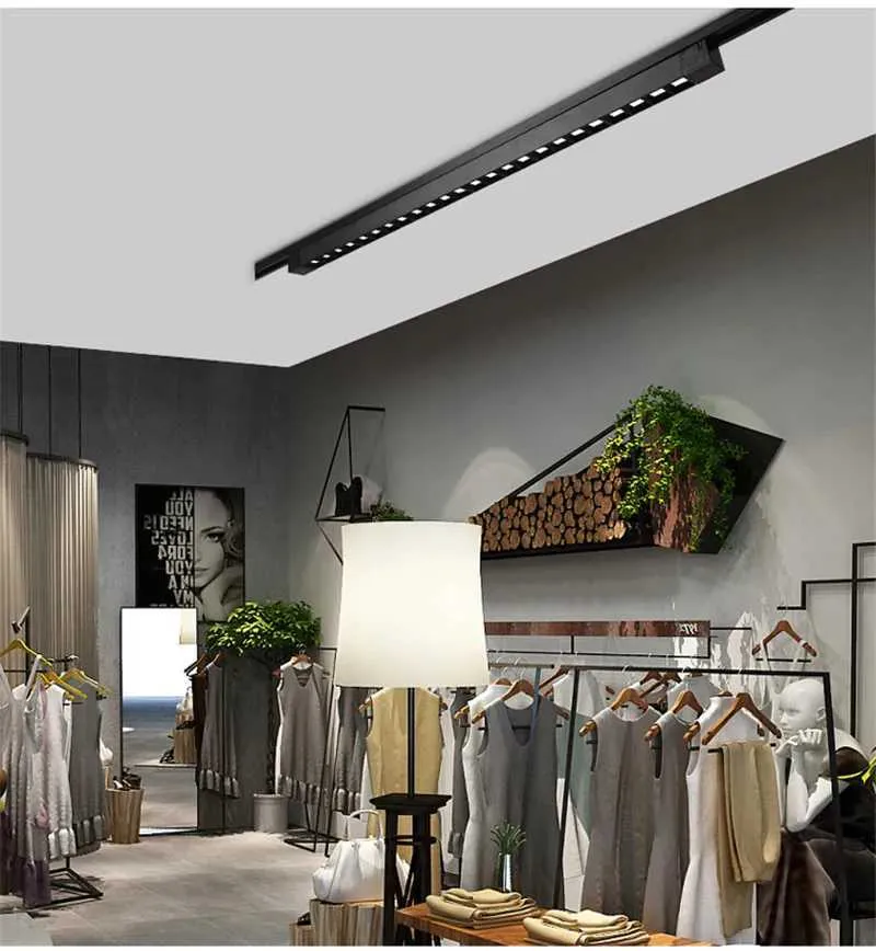 Long Track Light LED Strip Ceiling Rail Light 20w 30w Floodlight ...