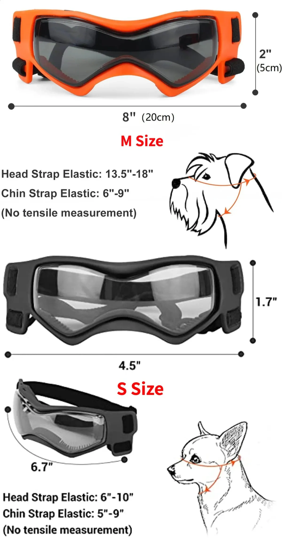 DHgate.com:Durable Dog Sunglasses UV-Resistant Protective Dog Goggles ...