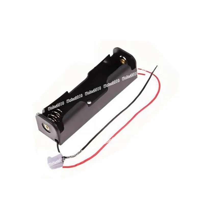 2x AAA Battery Storage Box ABS Plastic Holder With Switch, Male Pins On ...
