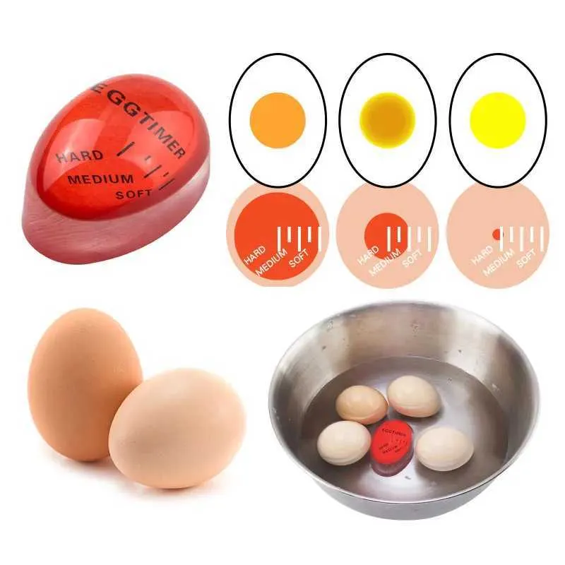 Perfectly Boiled Eggs Every Time! Color Changing Egg Timer - Kitchen ...