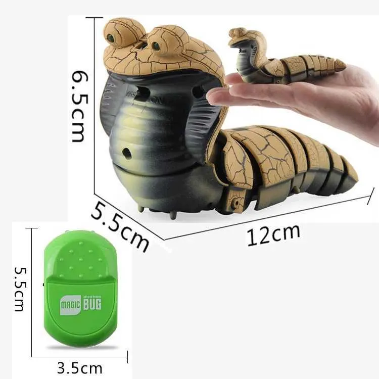 Remote Control Snake Toy: Realistic Electric Cobra for Kids Ages 5-8 ...