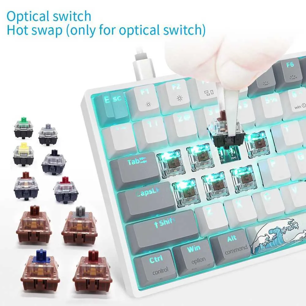 SKYLOONG SK96 Mechanical Keyboard Programmable Bluetooth Hot Swappable ...