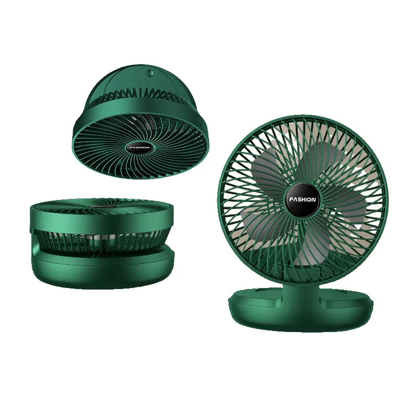 Portable USB Desk Fan, Foldable Mini Floor Fan, 1200mAh Rechargeable ...