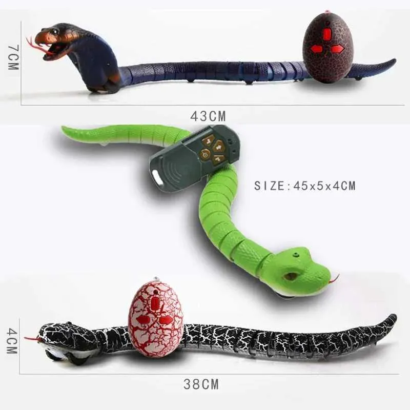 RC Animal Prank Toys: Remote Control Snake, Spider & Shark for Kids ...