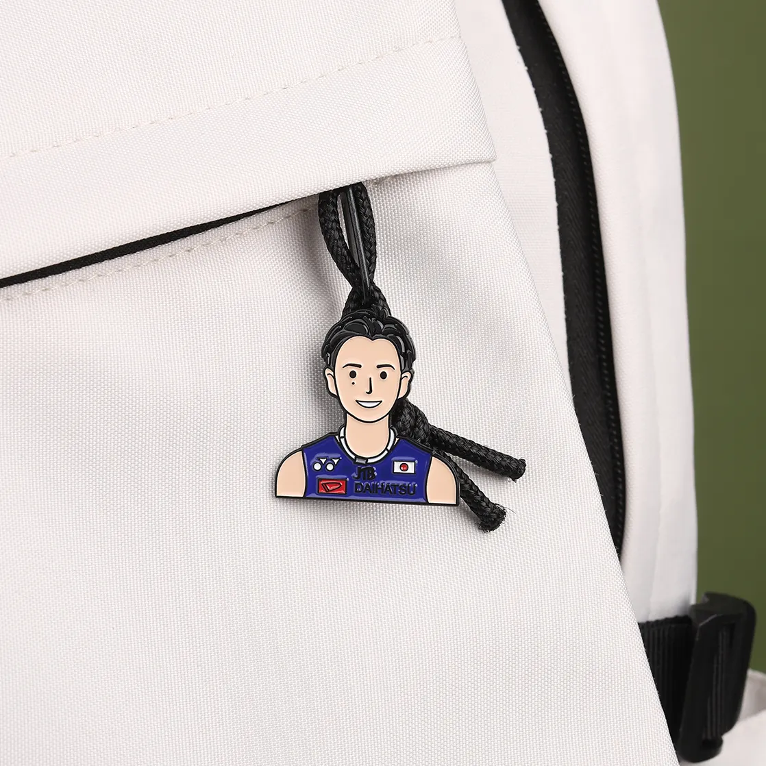 Kento Momota Cartoon Badge Badminton Peripheral Backpack Decoration ...