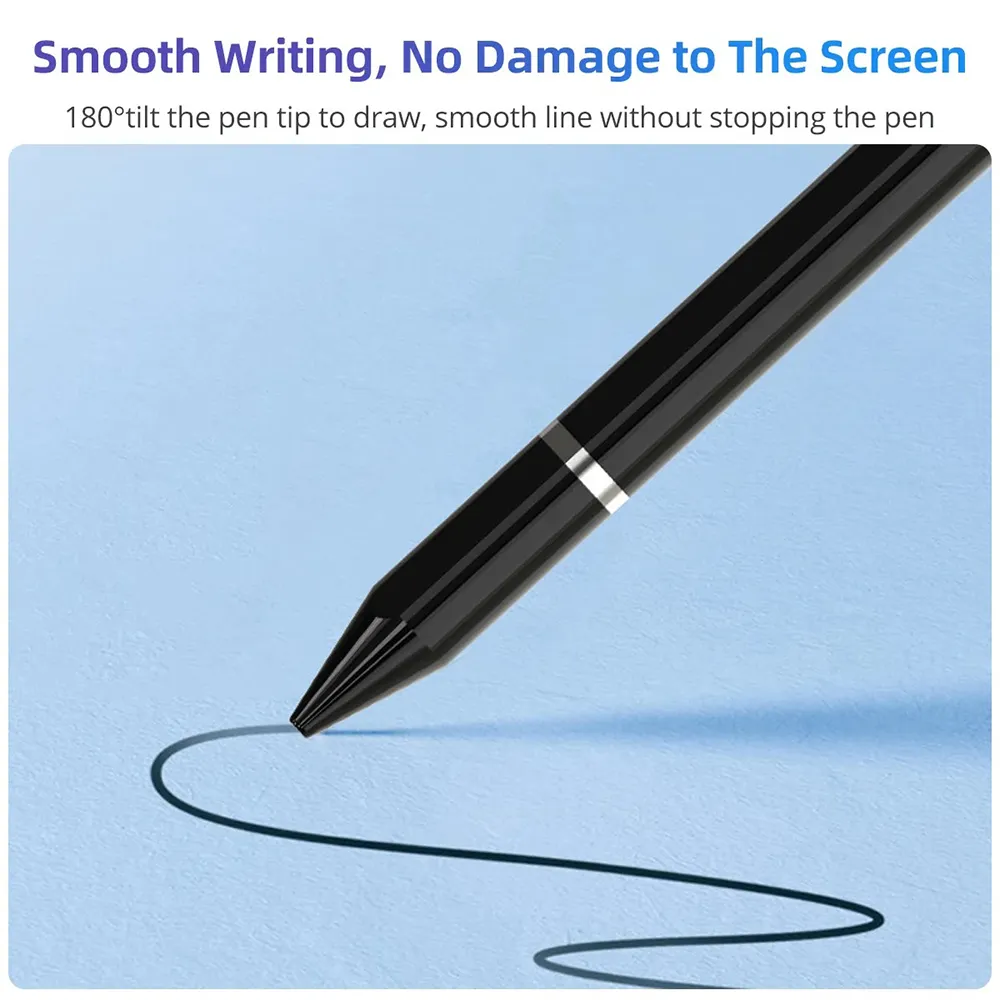 3-in-1 Magnetic Stylus Pen: High Sensitivity, Dual Tips, Universal ...